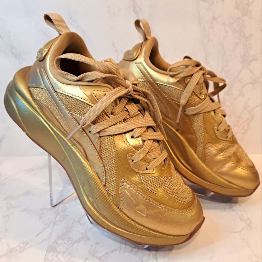 Puma Rs Curve Gold Sneakers - Gem
